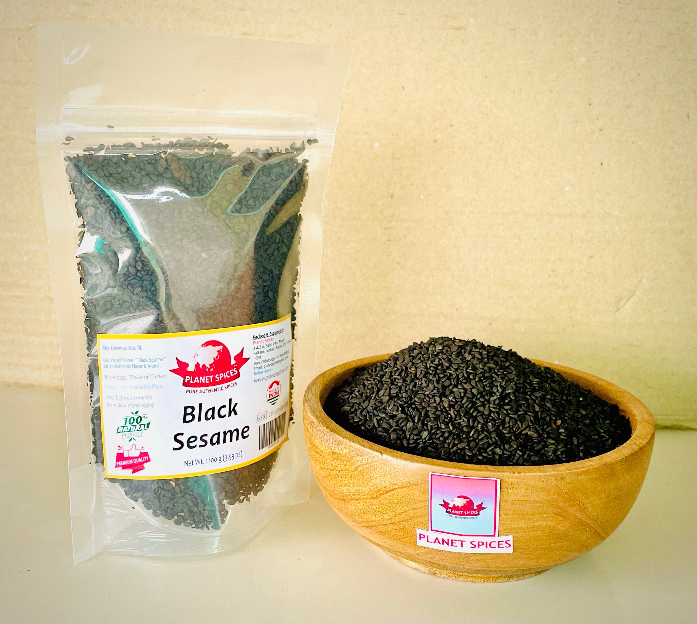 Pure Black Sesame Seeds: Kale Til, Natural Spice - Etsy