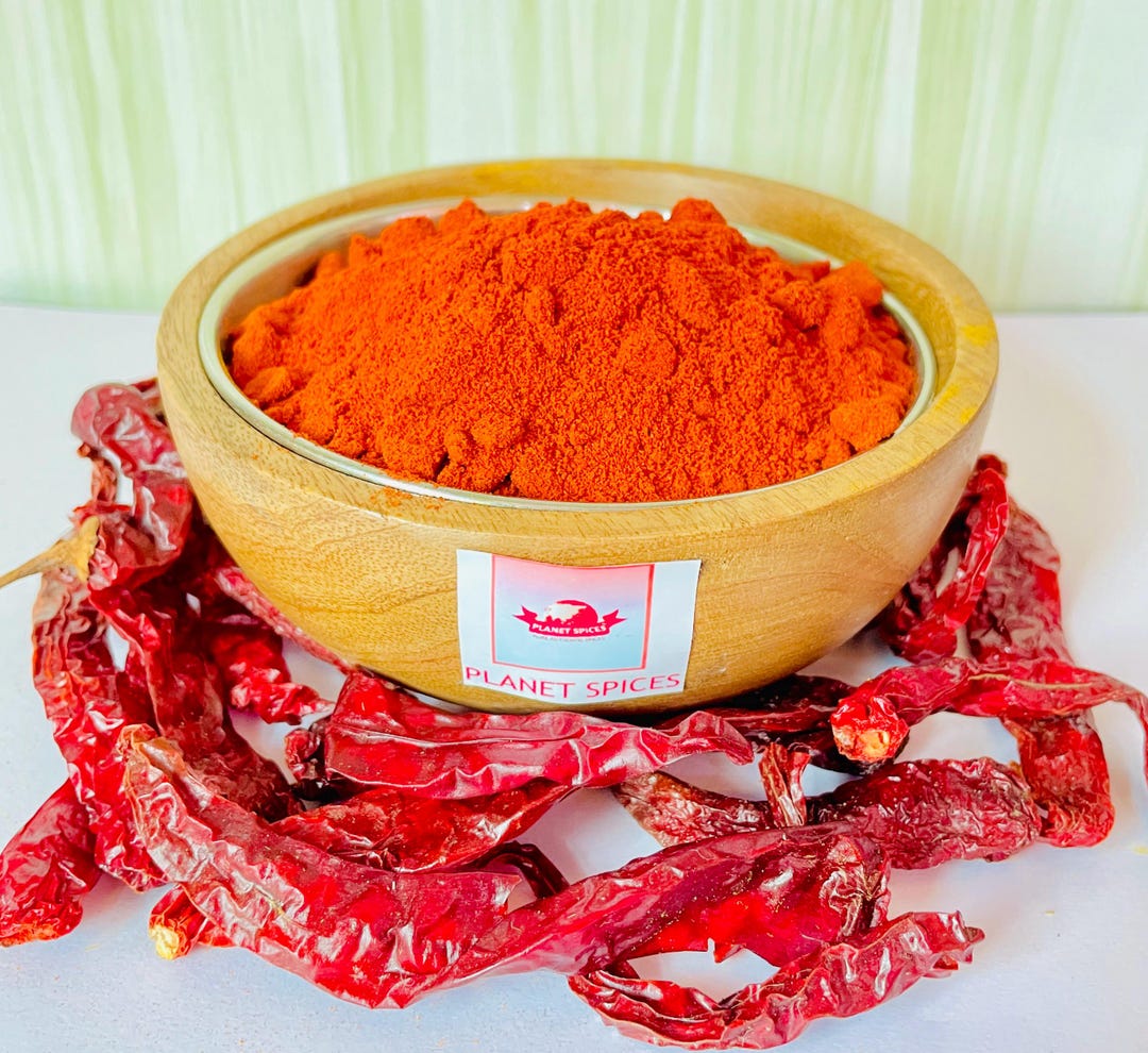 Kashmiri Mirch Powder - Deggi Mirch - Colourful With Mild Heat - Etsy