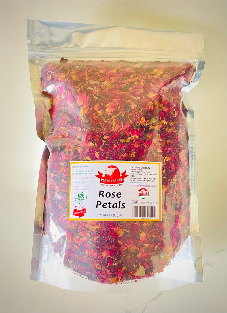 Dried Rose Petals Gulab Patti Biryani Spices - Etsy