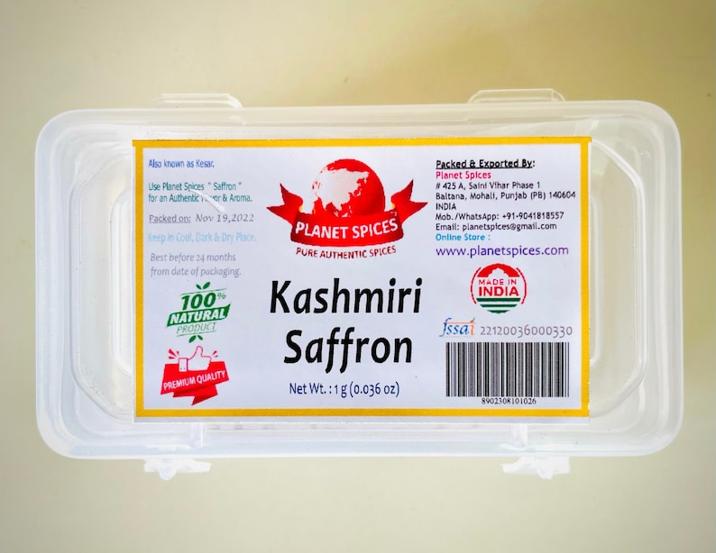Saffron Spice - Kashmiri Kesar - Himalayan Saffron - Etsy