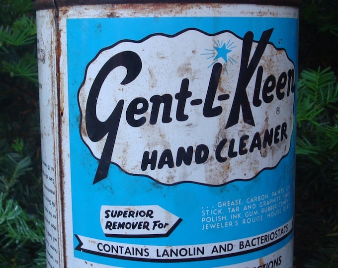 Gent-l-kleen - Vintage Hand Cleaner - Garage - Mechanics - Wall Mount ...