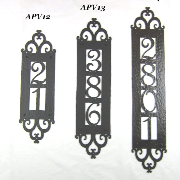 Vertical Address Plaque - Etsy