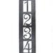 Rustic Custom Hammered Wrought Iron Address Plaque Vertical - Etsy