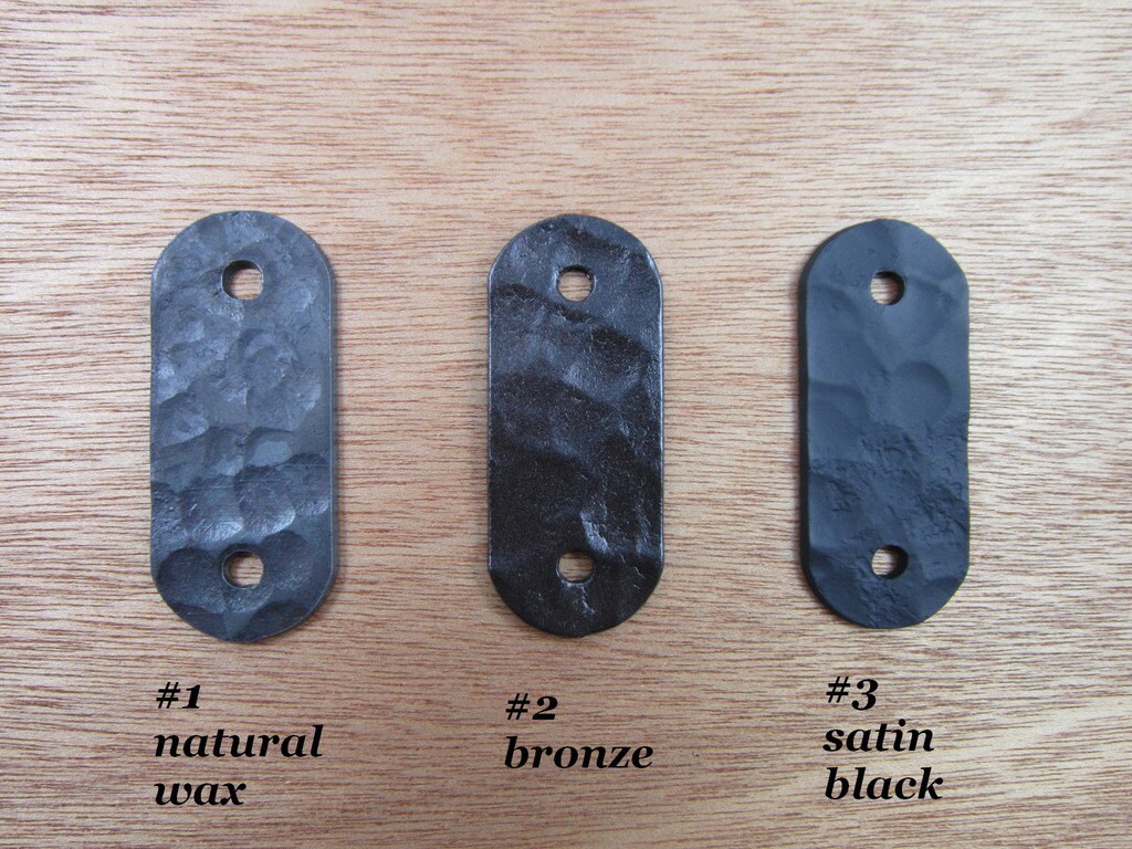 Rustic Hammered Wrought Iron Fleur De Lis Scroll Dummy Strap GHD1 - Etsy