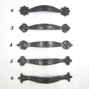 Hpsh Series Rustic Spanish Style Wrought Iron Cabinet Drawer Pull - Etsy