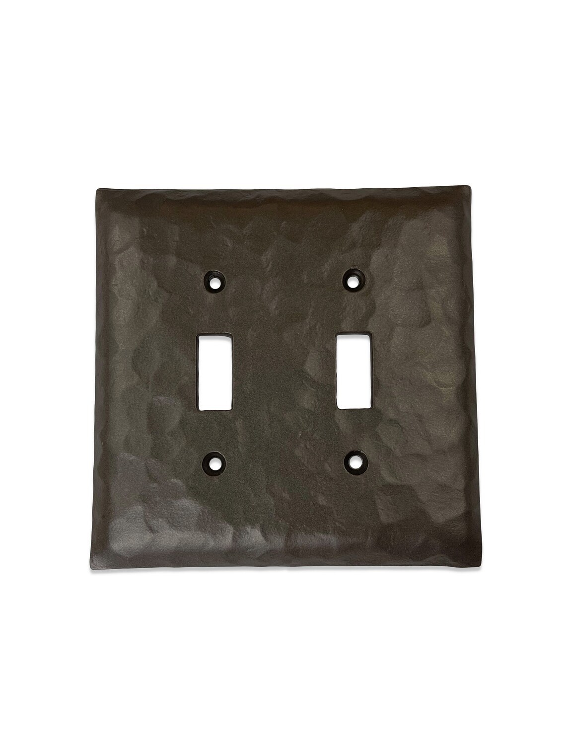Rustic Farmhouse Iron Switch Plate Double Toggle EPH54 - Etsy