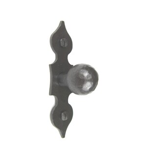 HK15 Colonial Spade Tip Hardware Iron Cabinet Knob Pull Hammered Finish ...