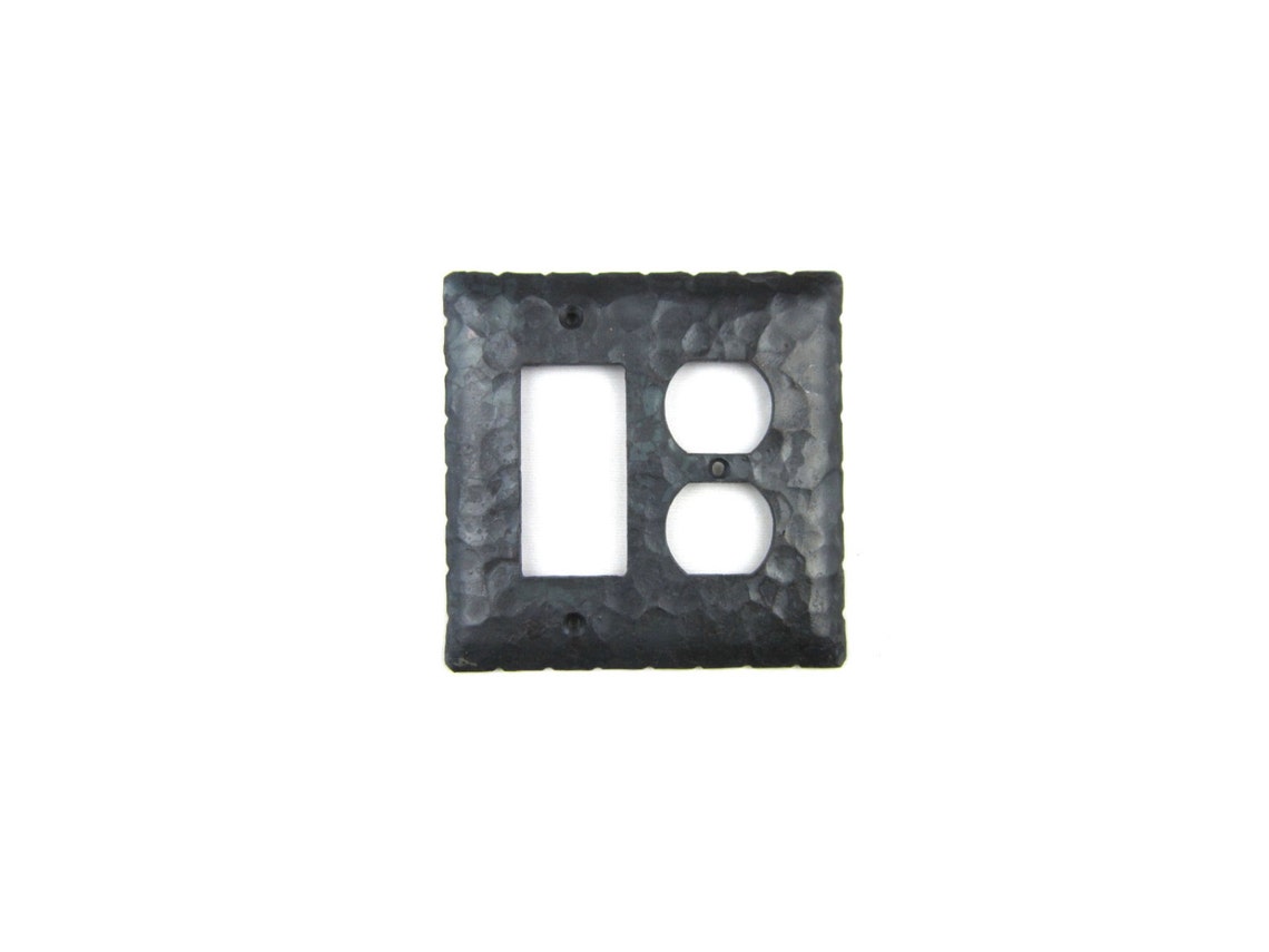 EP4 Series Rancho Style Wrought Iron Switchplate Double Duplex or ...