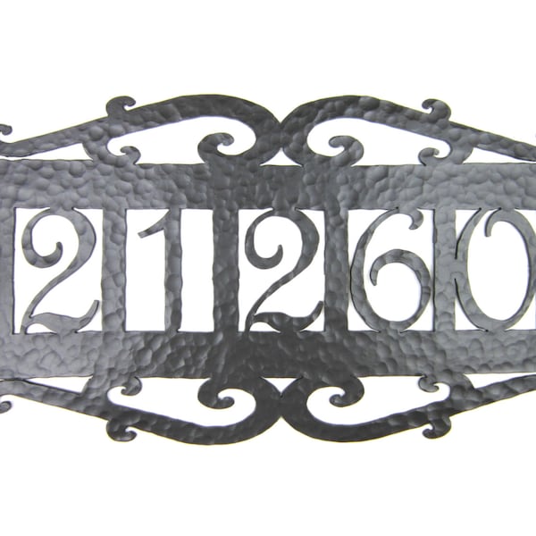 Wrought Iron Address - Etsy