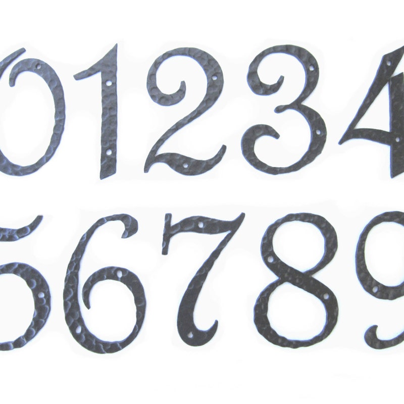 French House Numbers - Etsy