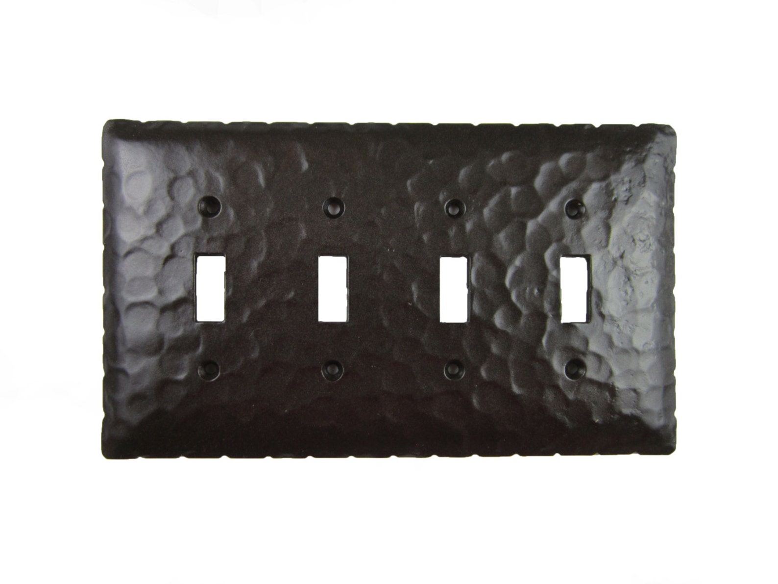 Rustic Rancho Style Iron Switch Plate Cover 4 Toggle Quad EPH441 - Etsy