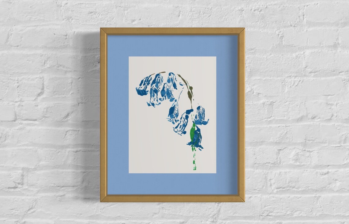 Bluebell Instant Download. Printable Flower Art. - Etsy
