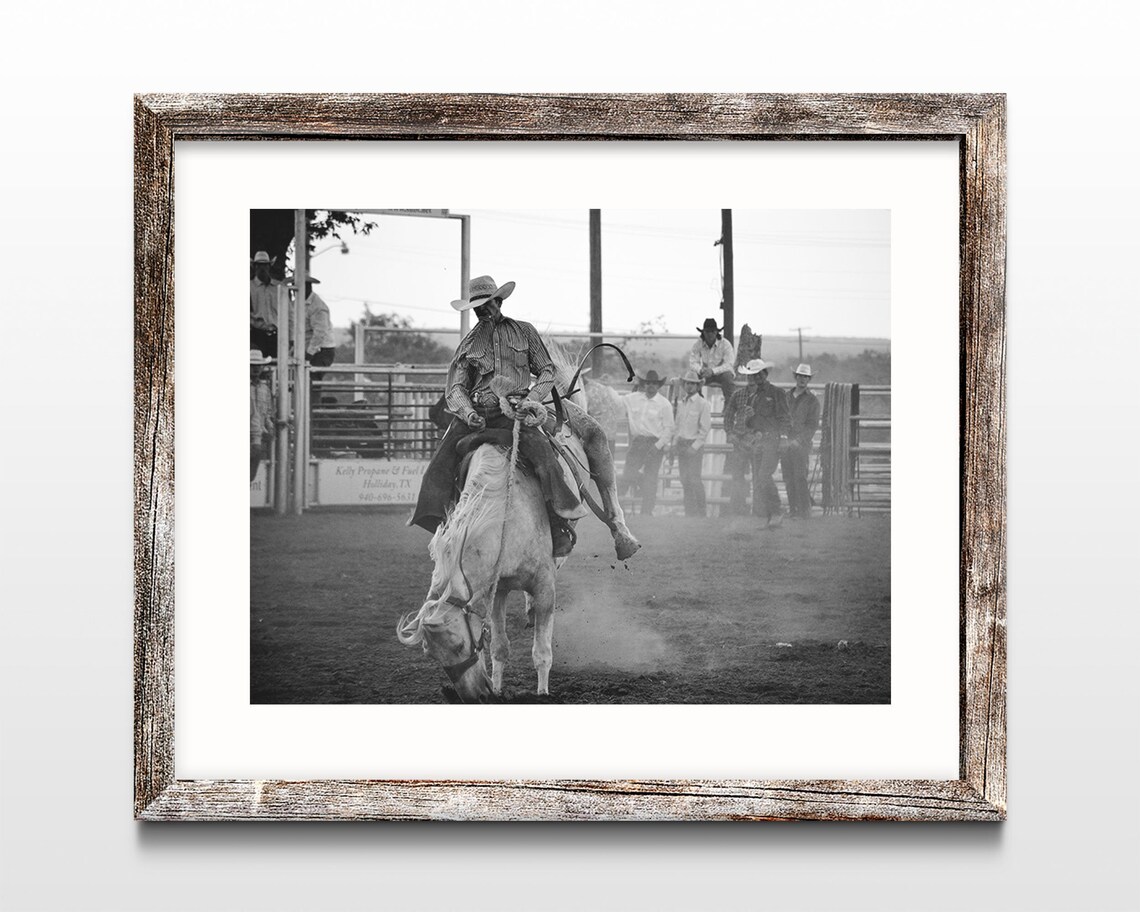 Rodeo Cowboy Wall Art, Rodeo Photography, Cowboy Photography, Rodeo ...