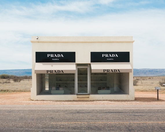 Marfa Picture Marfa Photo Famous Fashion Art Installation in | Etsy