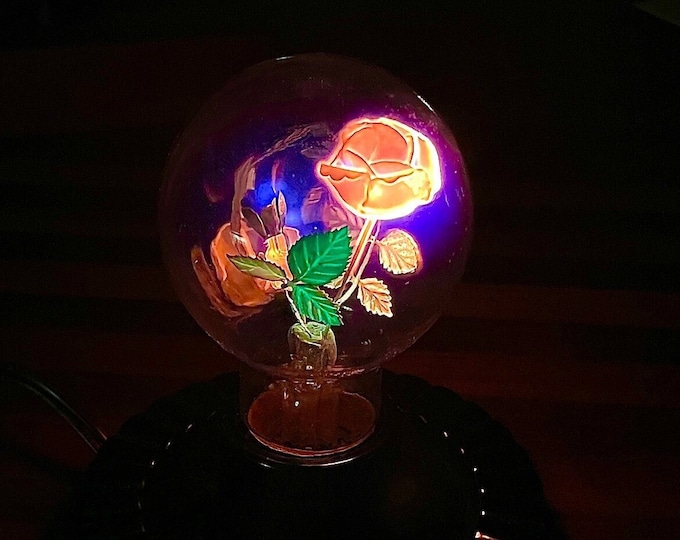 Vintage Aerolux Light Bulb, Floral, Rose, Figural Light Bulb, Bakelite ...