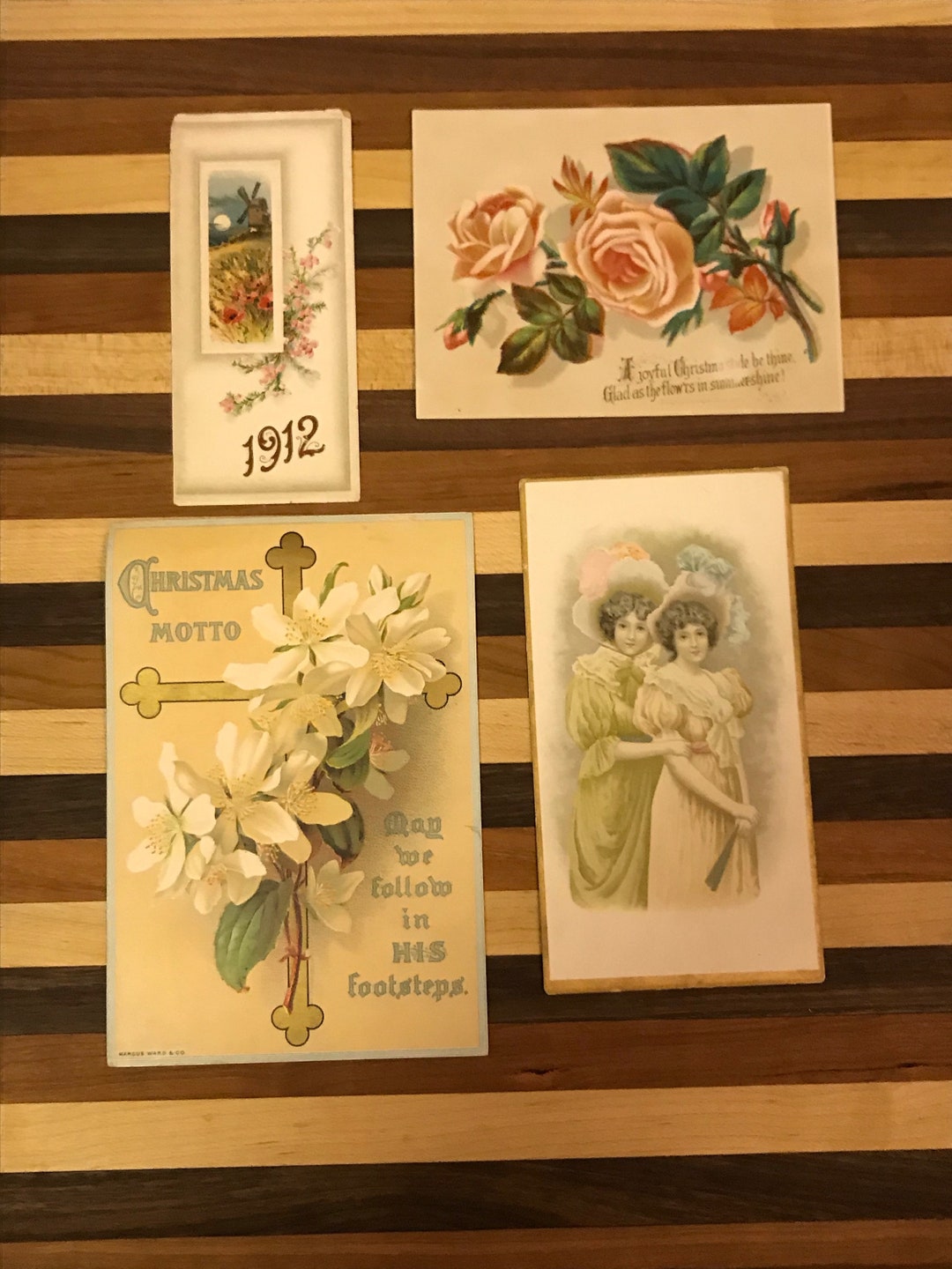 Antique Victorian Card Collection, Christmas, Victorian Paper Scraps ...