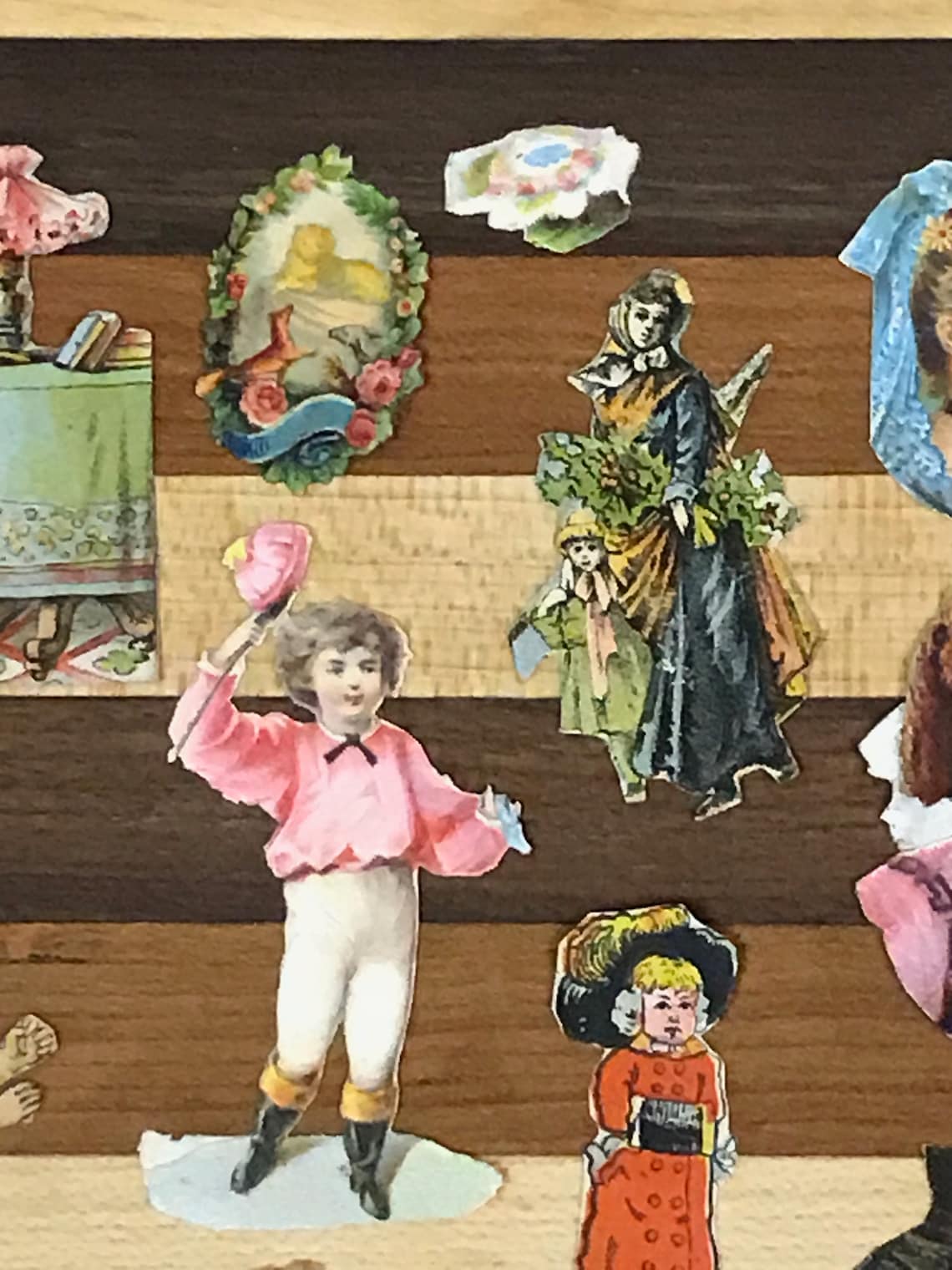 Victorian Paper Scraps Ladies Children Ephemera Collection | Etsy