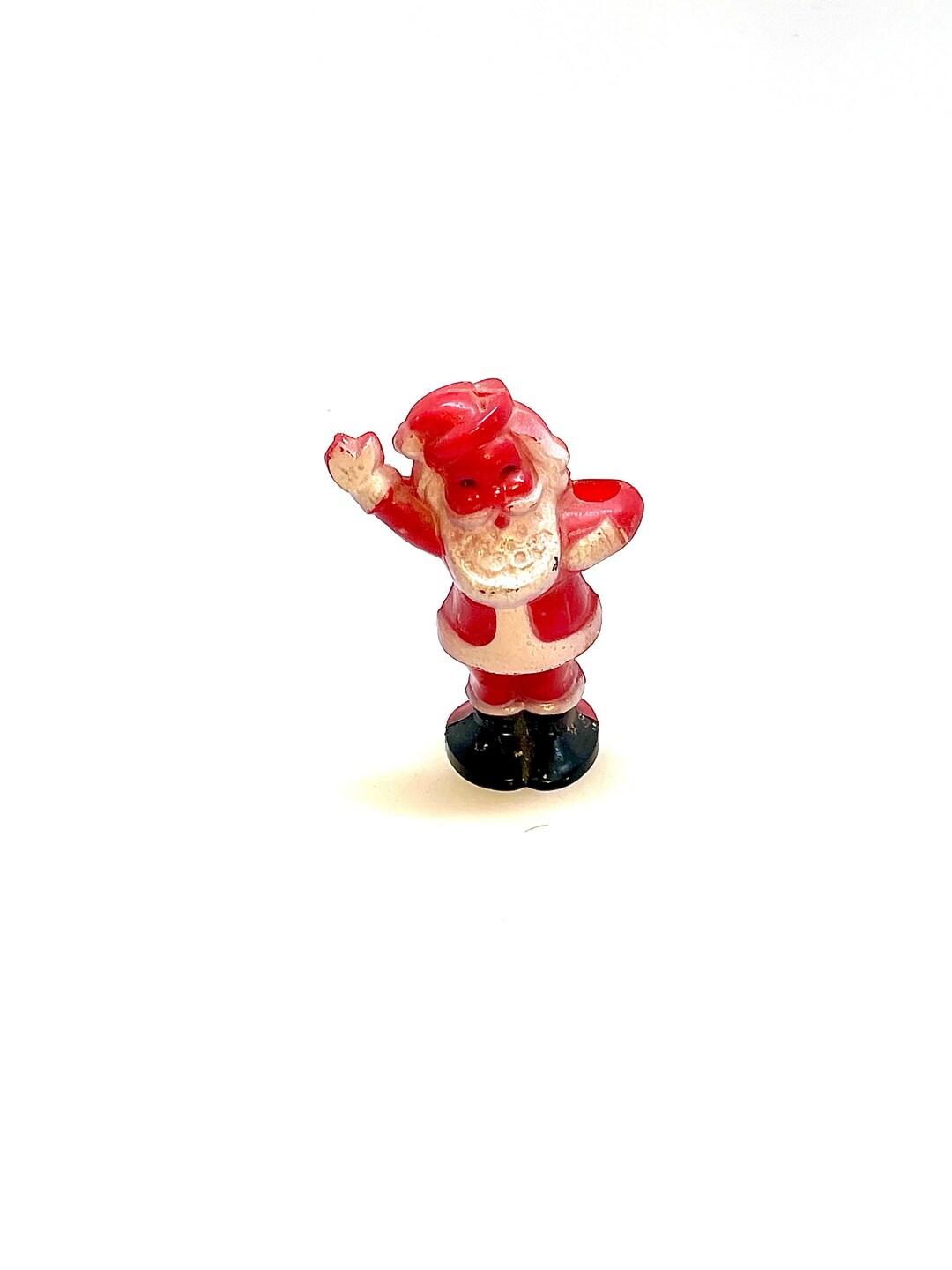 Rosbro Waving Santa Claus Candy Holder, Vintage Christmas, 1950s, Rosen ...