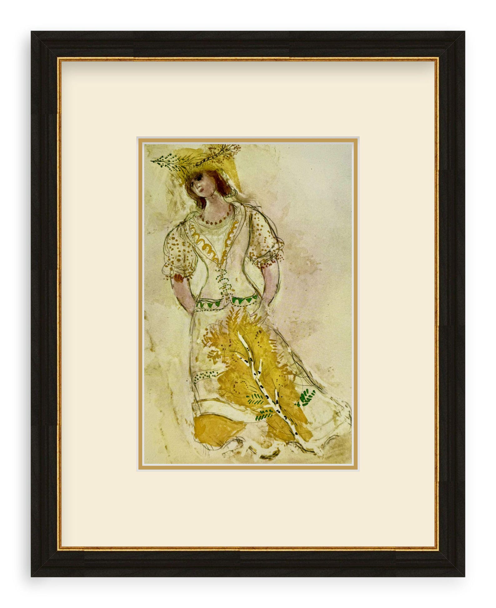 Marc Chagall - Costume for the Ballet the Firebird - Framed Signed - Etsy