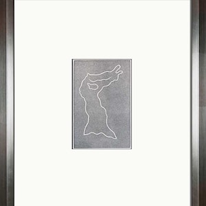 Jean ARP Woodcut ENGRAVING “multiple Woman V" Limited Ed. on RIVES W ...