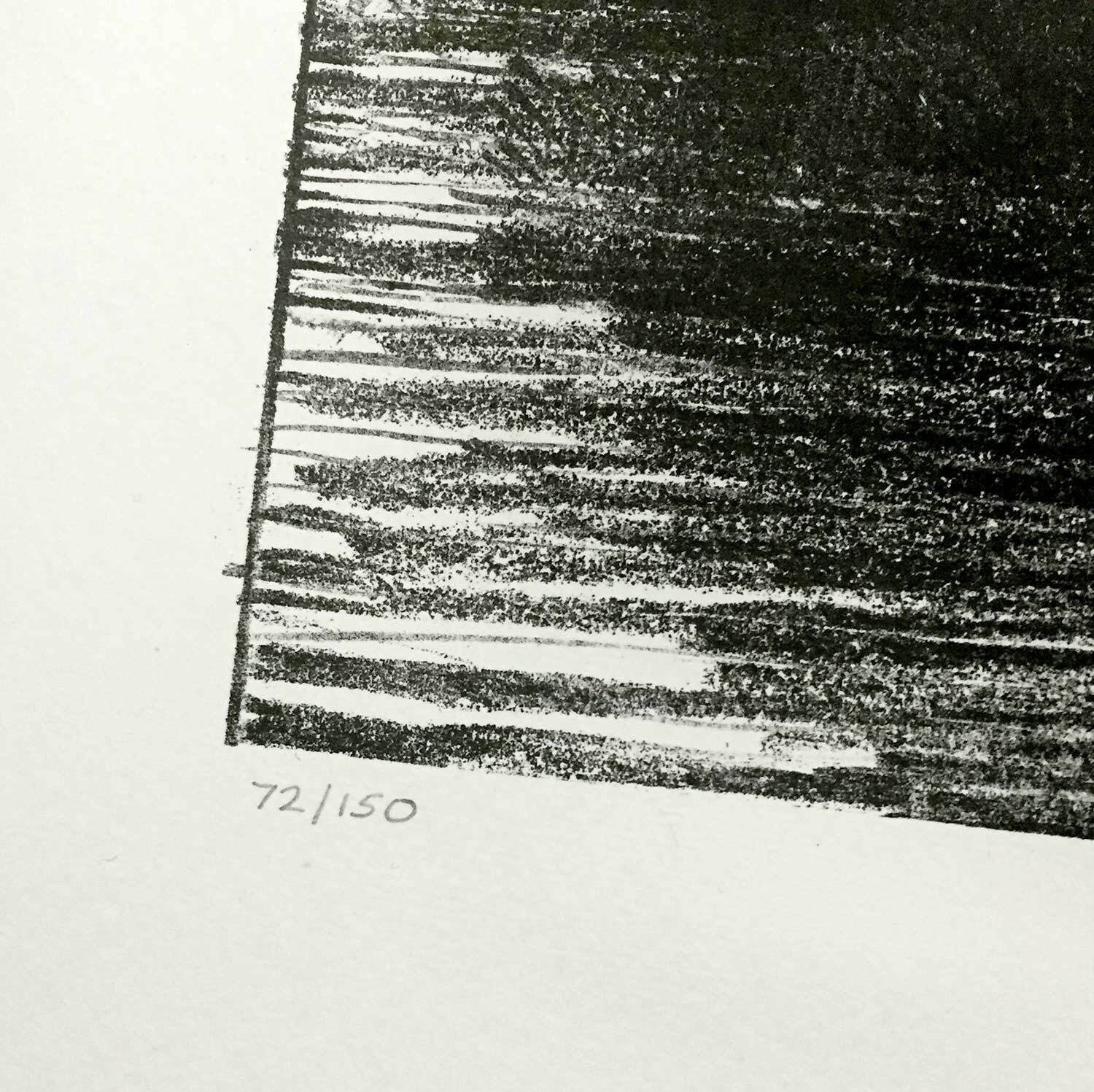 Henry MOORE - Hand SIGNED - Lithograph ORIGINAL "fjord" Ltd. Ed. No.72 ...