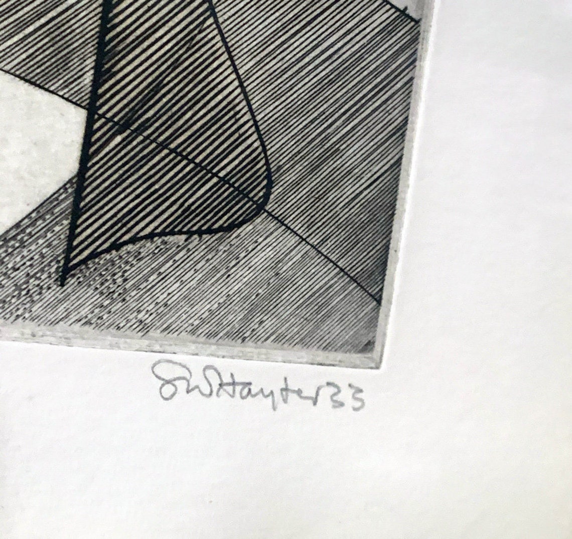 Stanley HAYTER Etching Hand SIGN Ltd. Edition 73/100 Plus - Etsy