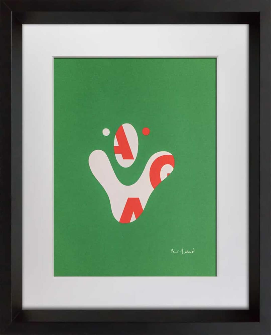 Paul RAND Original Serigraph Graphic Art 1975 Limited EDITION W/custom ...