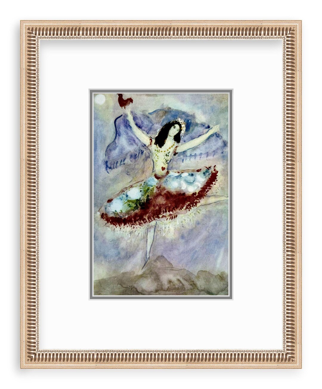Marc Chagall Costume for the Ballet Aleko Framed Signed - Etsy