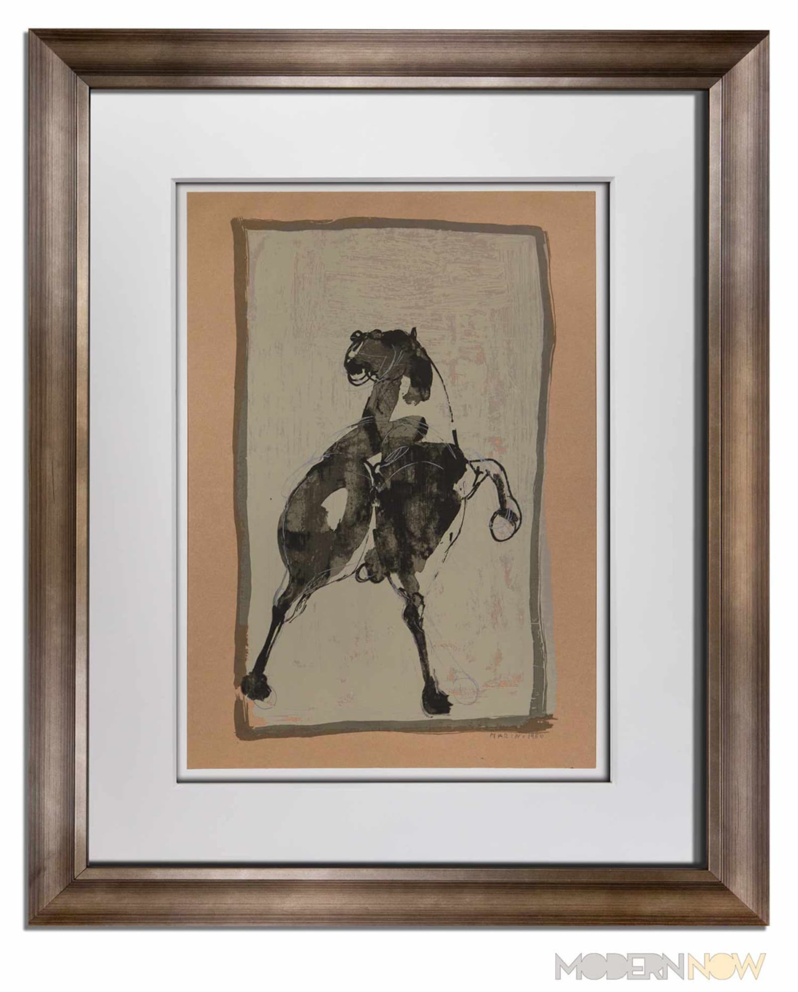 Marino Marini (1901-1980) Lithograph Signed Ltd Edition "cavallo" 1950 ...