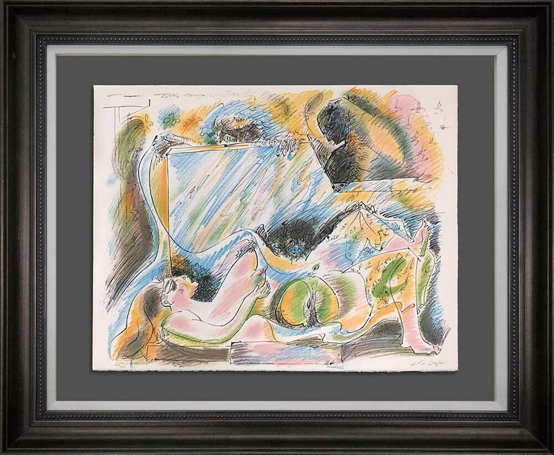 Andre MASSON Lithograph HAND Signed Limited No. 108 ORIGINAL W/archival ...