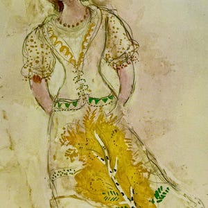 Marc Chagall - Costume for the Ballet the Firebird - Framed Signed - Etsy