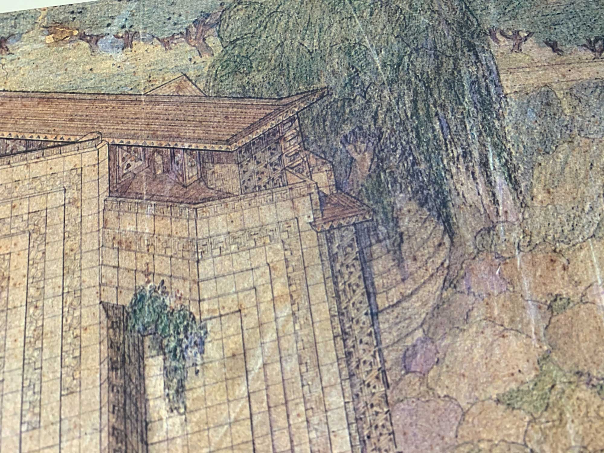 Frank Lloyd WRIGHT Lithograph "kindergarten for Aline Barnsdall, La ...