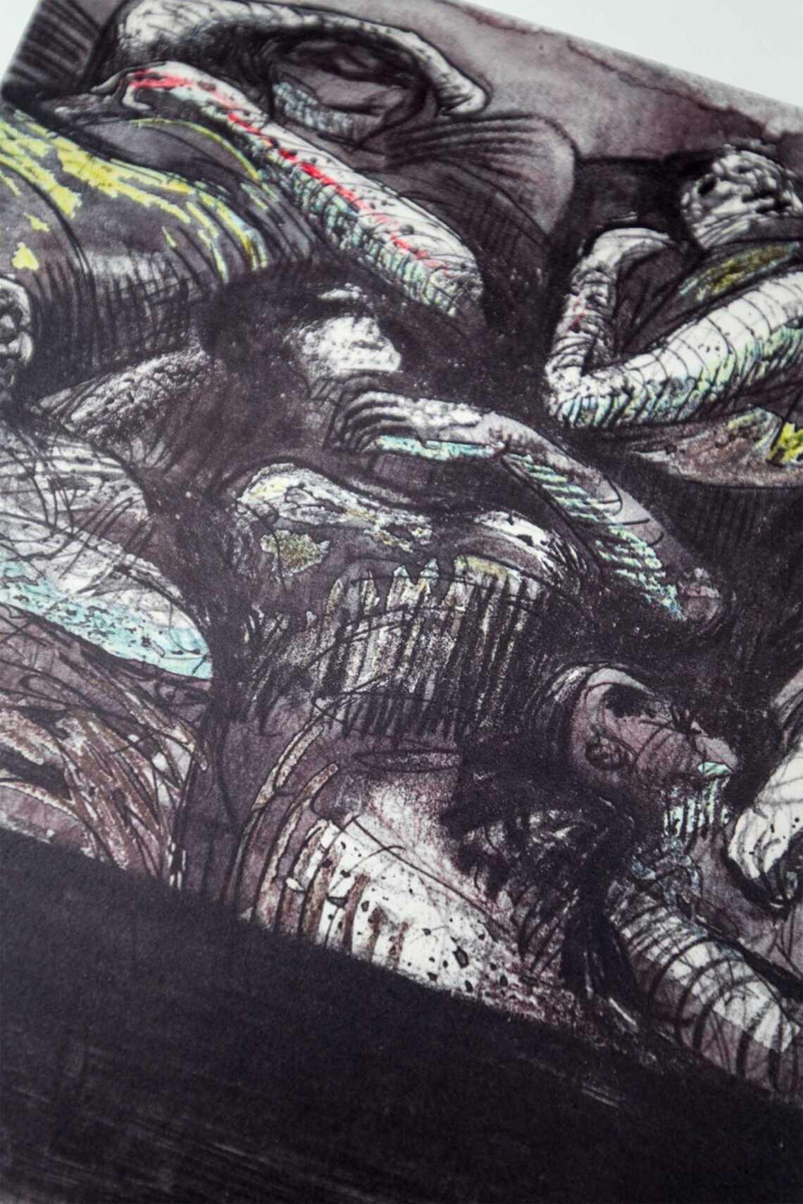 Henry Moore (1898-1986) Limited Edition Lithograph WWII Shelter Sketch ...