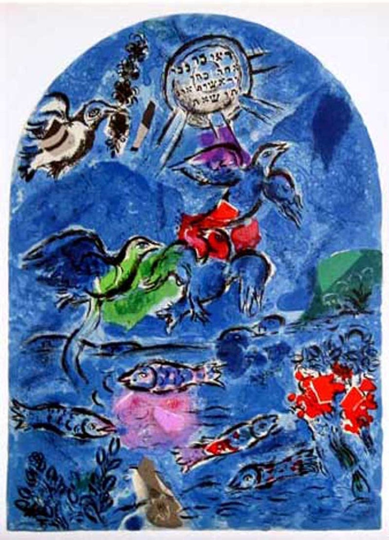 Marc CHAGALL Lithograph LIMITED Ed. "reuben" + Cat .ref.c49 ++gallery ...