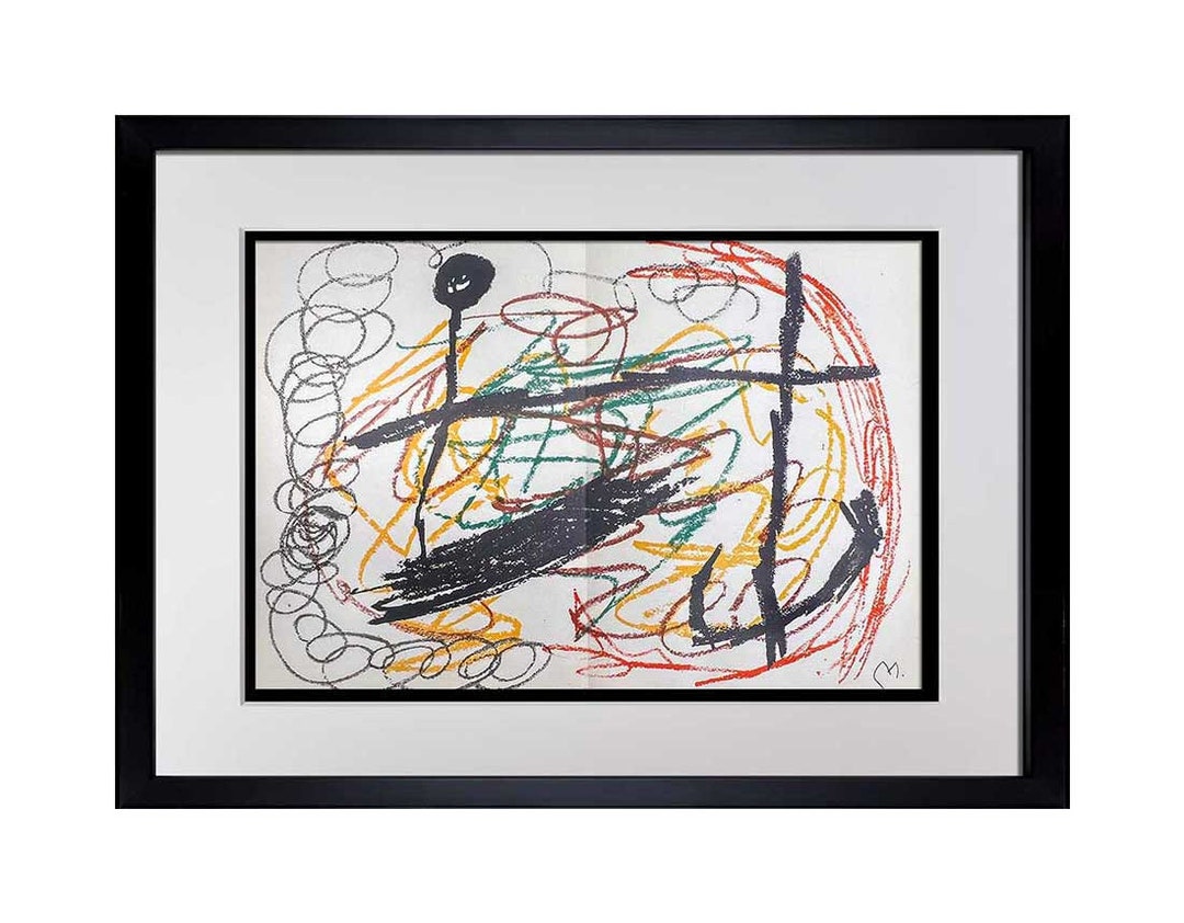 Joan MIRO Lithograph Original Ltd. Edition SIGN W/catalog Ref. C95 W ...