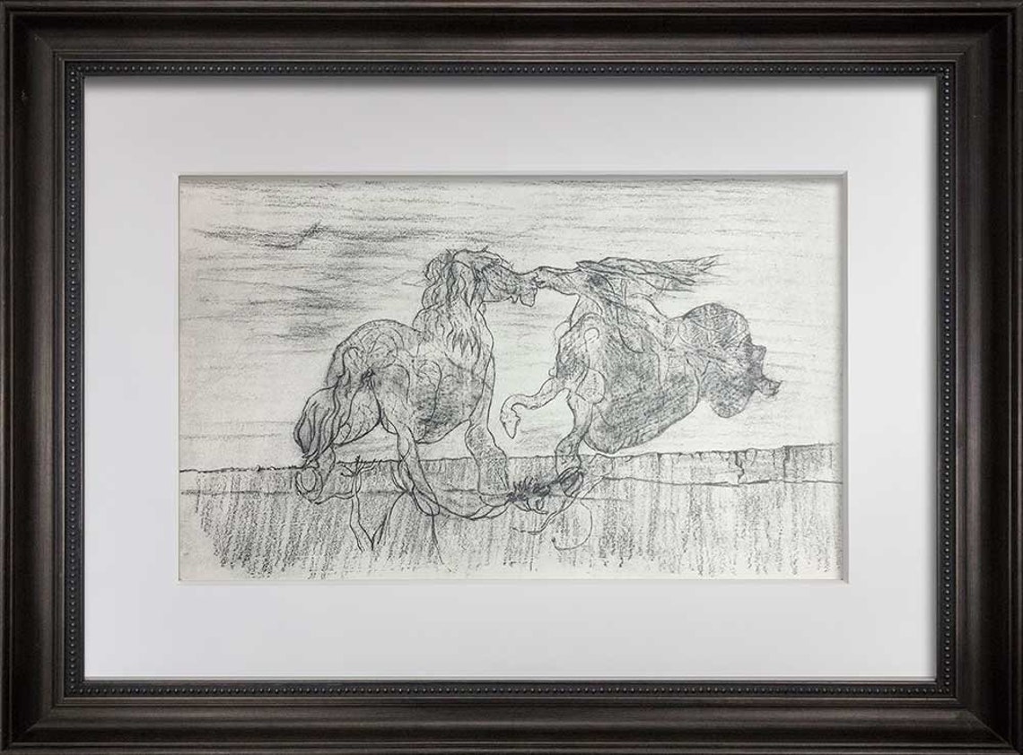 Max Ernst Limited Ed. Lithograph "stallion and Bride of the Wind" - Etsy