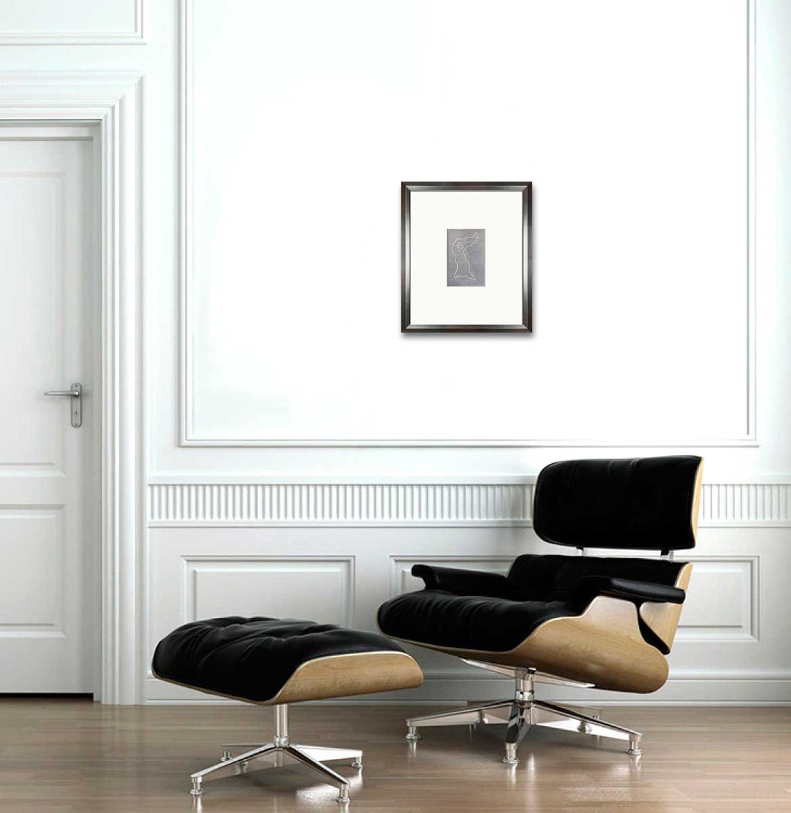 Jean ARP Woodcut ENGRAVING “multiple Woman V" Limited Ed. on RIVES W ...