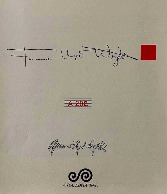 Frank Lloyd Wright Signature