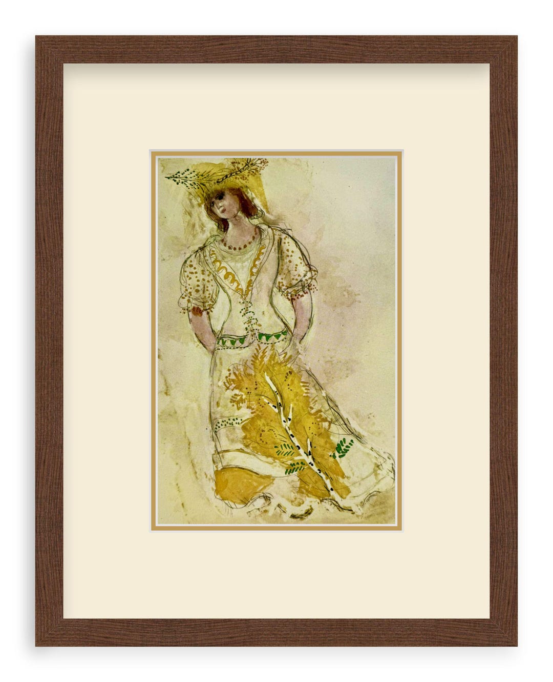 Marc Chagall - Costume for the Ballet the Firebird - Framed Signed - Etsy