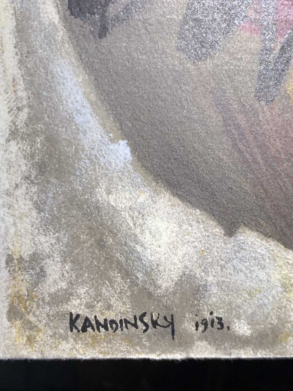 Wassily KANDINSKY Lithograph SIGNED Limited Ed. RARE W/frame Included ...