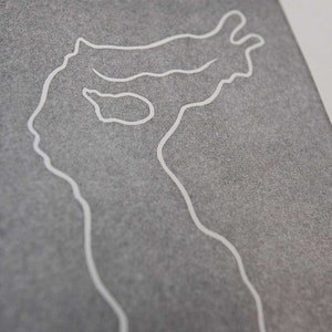 Jean ARP Woodcut ENGRAVING “multiple Woman V" Limited Ed. on RIVES W ...