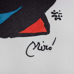Joan Miro Original Signed Lithograph Hand Number Limited Ed. + Ref. C48 ...