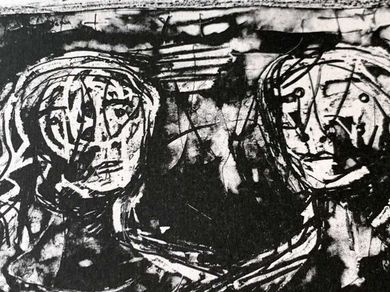Henry MOORE Hand SIGNED Lithograph Original two - Etsy