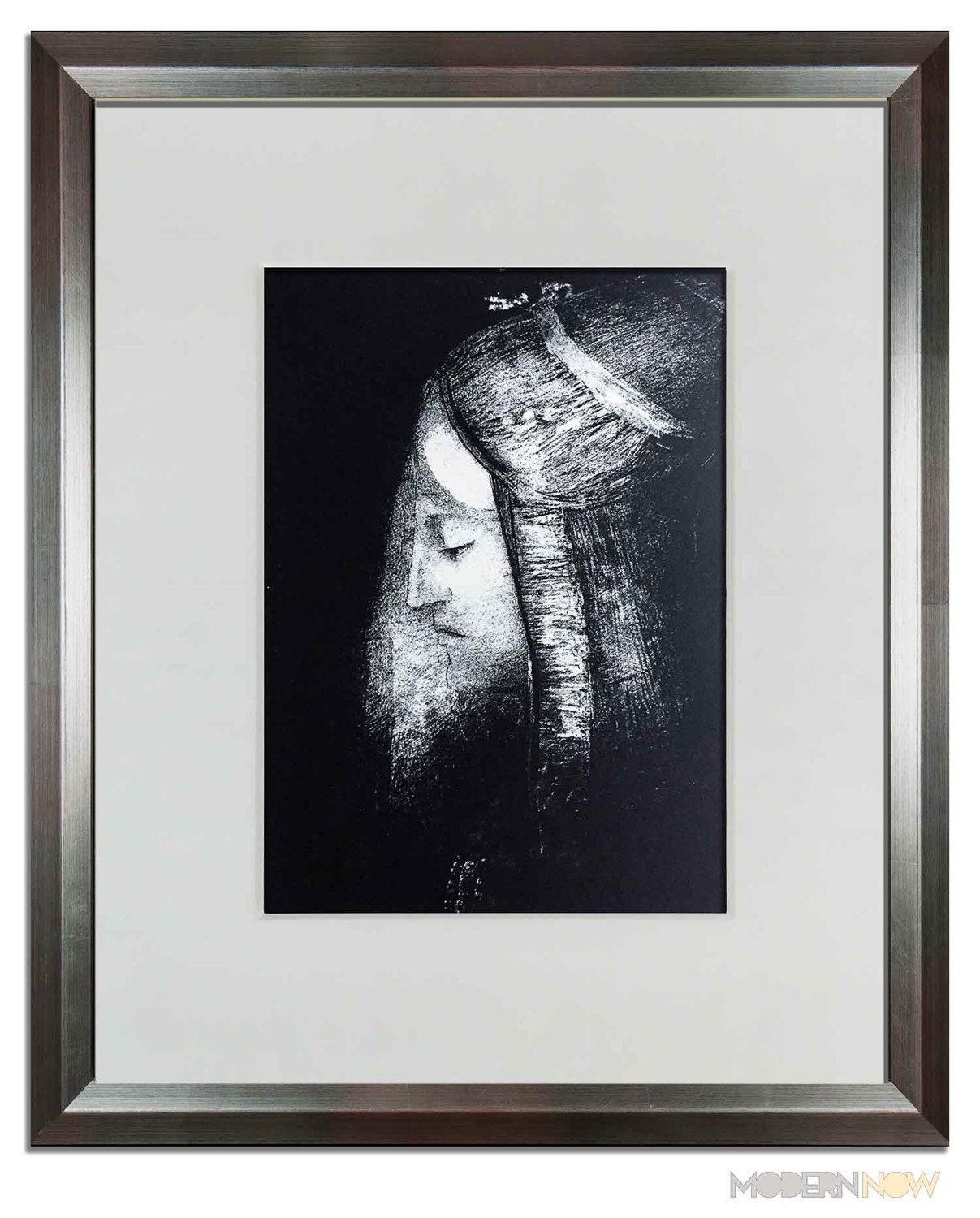 Odilon Redon Lithograph Profil De Lumiere Limited Edition - Etsy