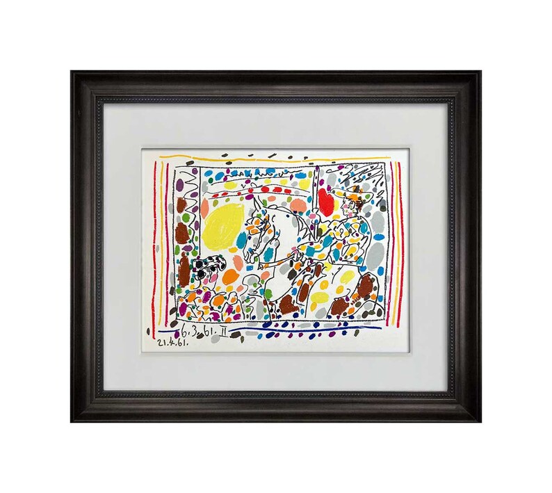 Pablo Picasso Limited Edition Lithograph Le Picador W/cat. Ref. C113 ...