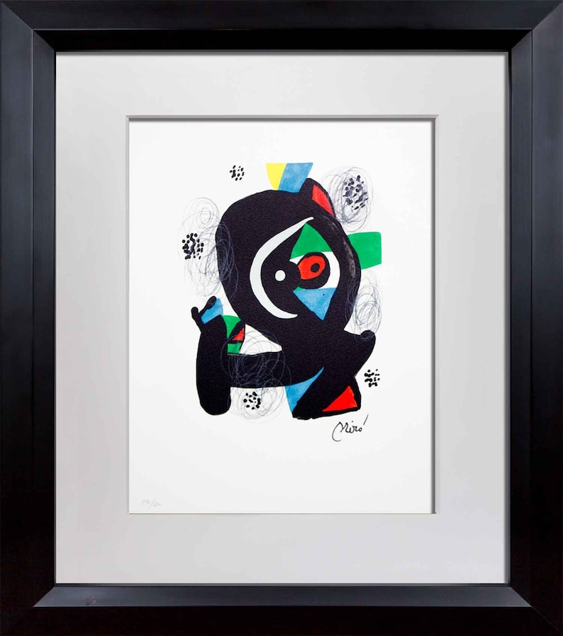 Joan Miro Original Signed Lithograph Hand Number Limited Ed. + Ref. C48 ...