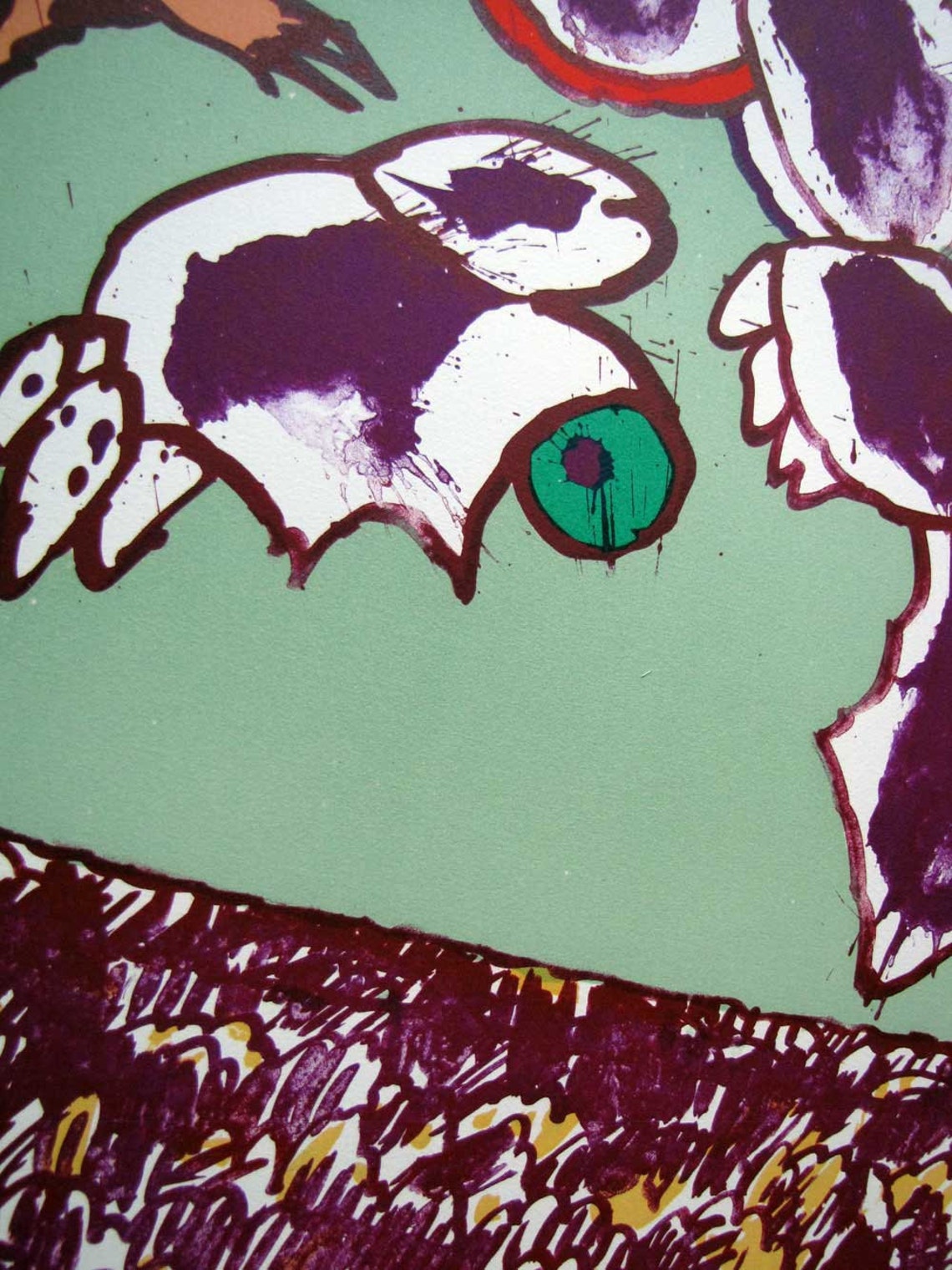 Pierre Alechinsky Original Lithograph in Color Hand Signed & Numbered L ...