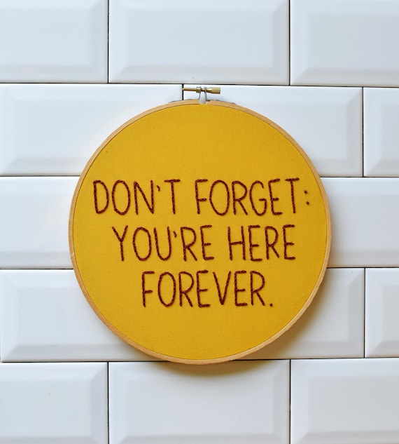 The Simpsons Mr Burns Don't Forget You're Here | Etsy