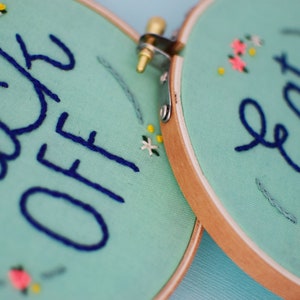 Mean Embroidery Funny Embroidery Curse Word Embroidery Bad - Etsy