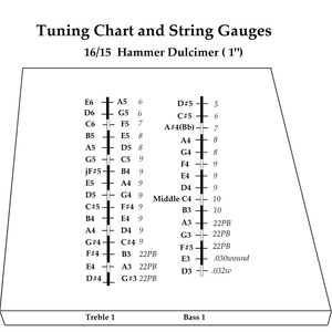 James Jones 16/15 Custom Hammered Dulcimer With Soft Case #2 - Etsy